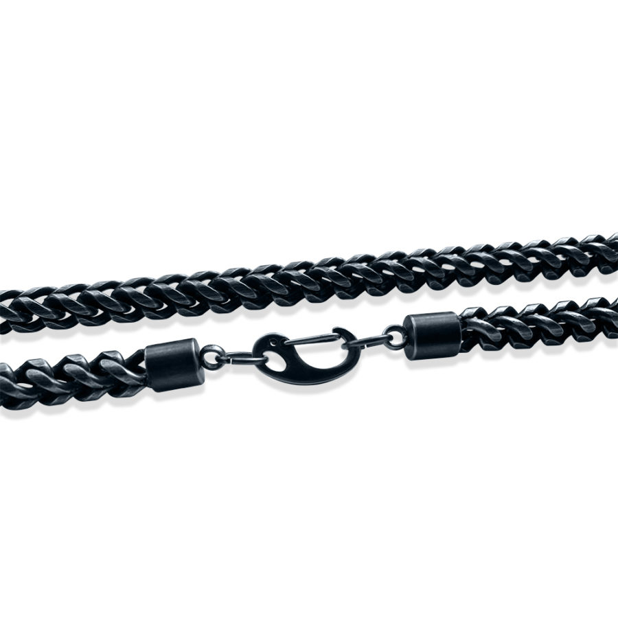 Gunmetal Chain Necklace | Stainless Steel | | Alfred & Co. Jewellery