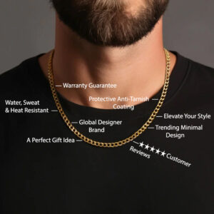 Mens Gold Chain | Free Delivery | Alfred & Co. London