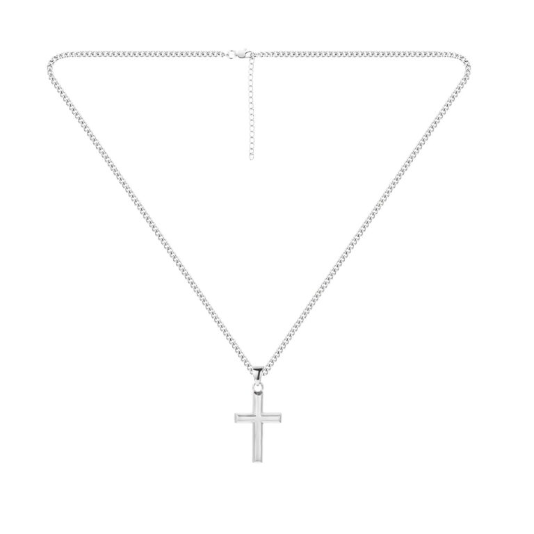 Silver Zeus Necklace | 20-22 Inches | Alfred & Co. London