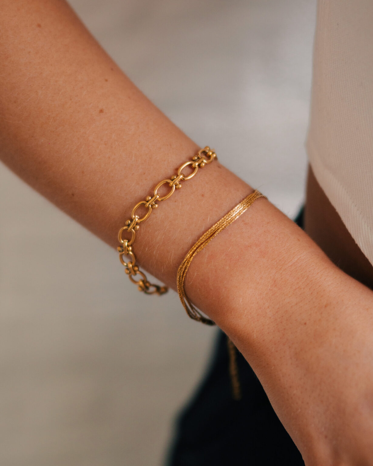 Looper Bracelet | Gold-TONE | Alfred & Co. London