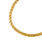 Gold Wheat Chain Necklace | 4mm Width | 20-22 Inches