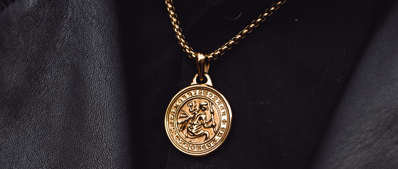 Mens Pendant Necklaces | Silver & Gold | 100% Waterproof